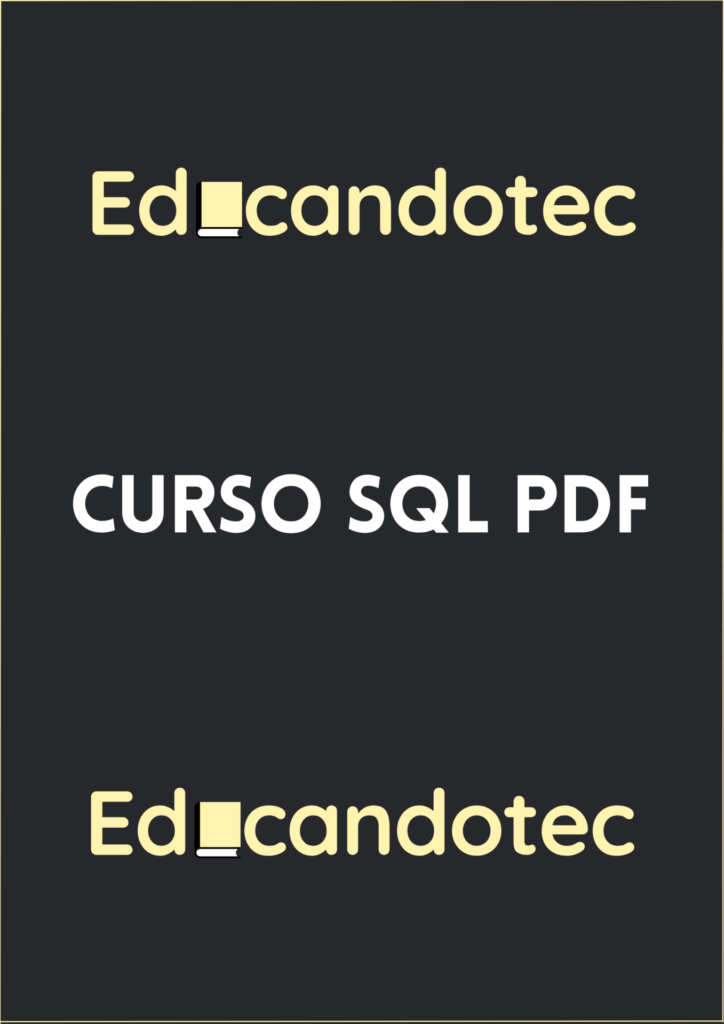 Curso SQL PDF ¡DESCARGAR GRATIS AQUÍ! | Educandotec